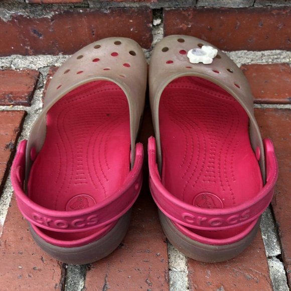 CROCS | Shoes | Crocs Boys Or Girls Unisex J Red And Translucent | Poshmark